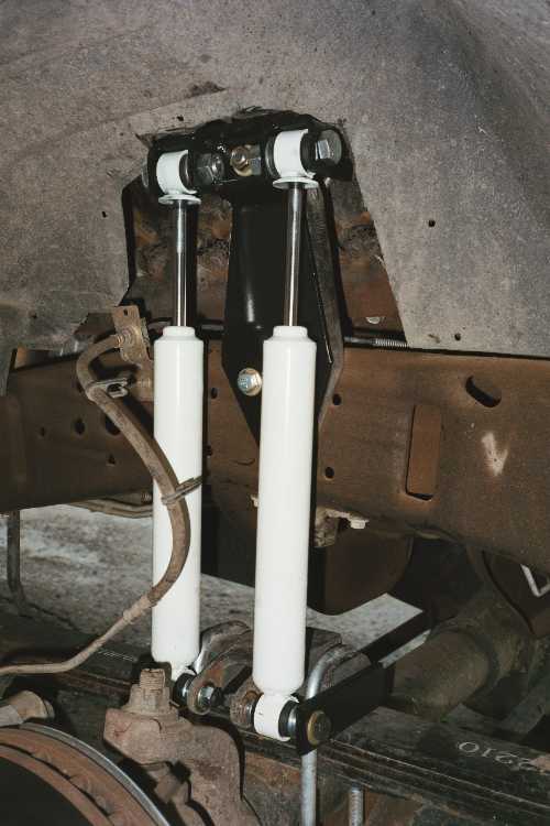 The dual shock brackets are $198.00 per set.